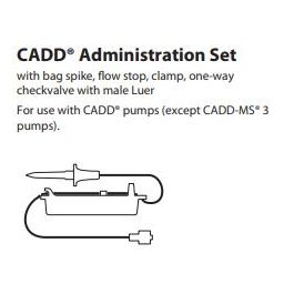 Infuusset CADD, spike, FS, BSP, A-S valve, steriel