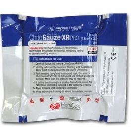 ChitoGauze XR‑Pro 7,5×375 cm | Steriel Hemostatisch Verband